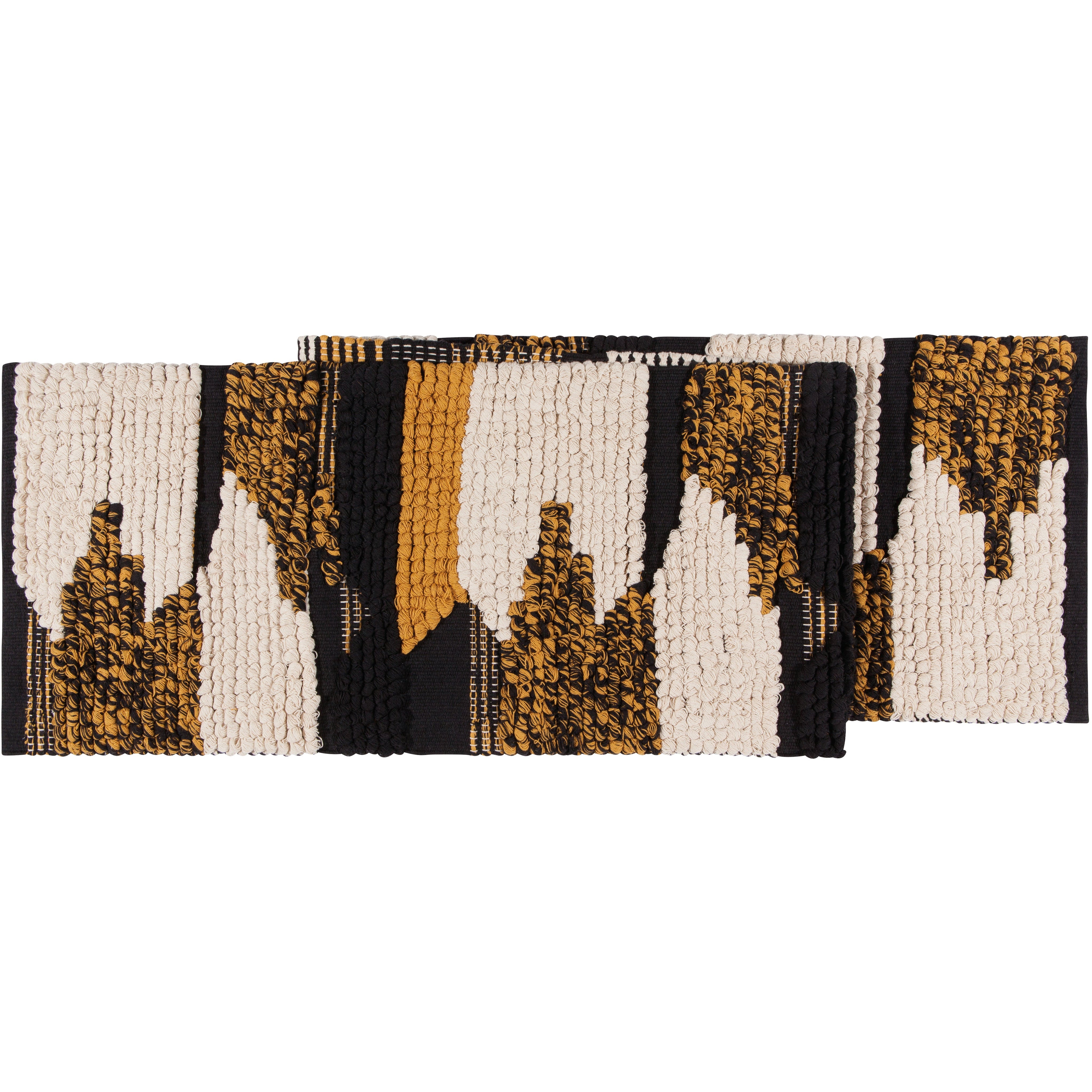Align Table Runner Ochre/Black – Pot & Pantry