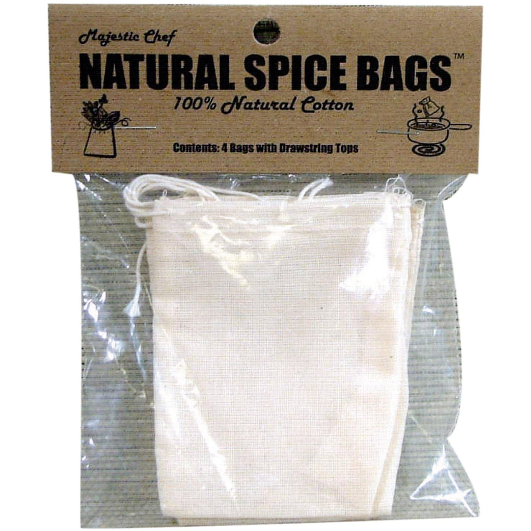Natural Cotton Spice Bags – Pot & Pantry